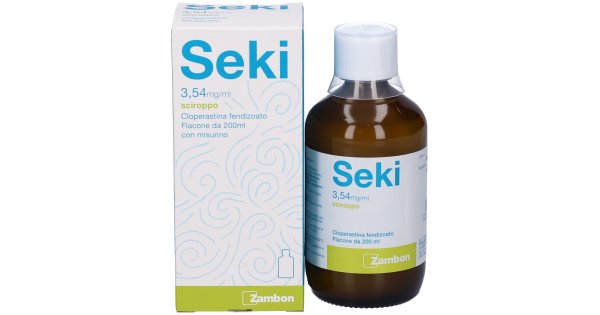Seki, Sciroppo Sedativo della Tosse 3,54 mg/ml, 200 ml