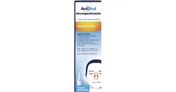 Actifed Decongestionante Spray 10ml - Trattamento per Congestione ...