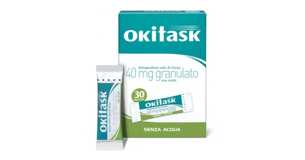 Dompé, Okitask Granulato 40mg, 30 Bustine