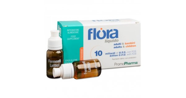 Flora Liquido - Integratore Probiotico in Flaconcini da 10ml per ...