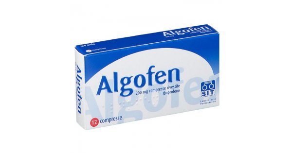 Algofen 12 Compresse Rivestite 200mg - Antinfiammatorio, Analgesico ...