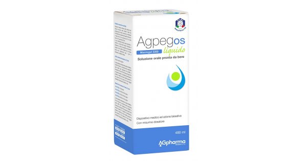 Agpeg OS Liquido 480ml - Lassativo con Macrogol 3350 per Trattamento ...