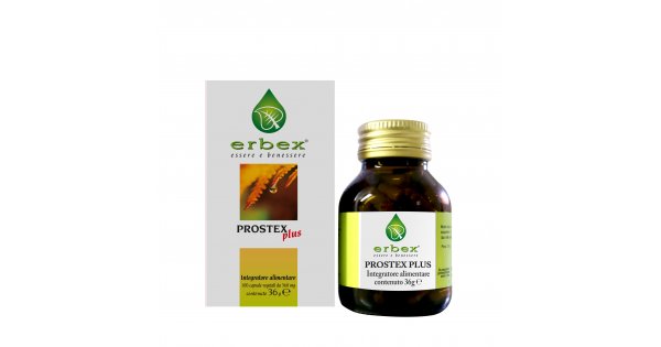 Erbex - Prostex Plus 100 capsule 360mg: Integratore Alimentare per la ...