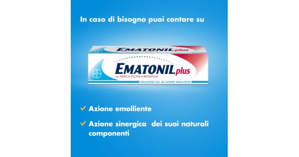 Ematonil Plus Emulsione Gel Arnica Escina Bromelina - 50 ml