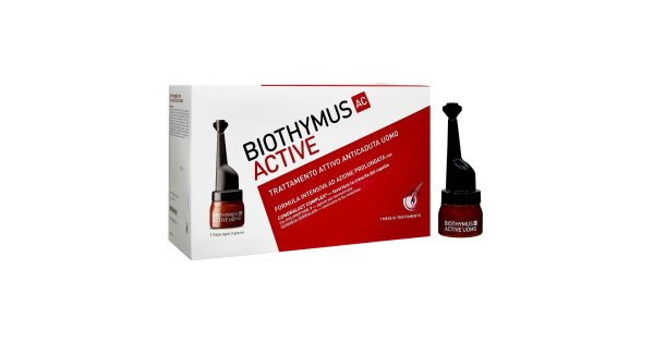 Biothymus AC Active Trattamento Attivo Anticaduta Uomo, 10 x 3,5 ml