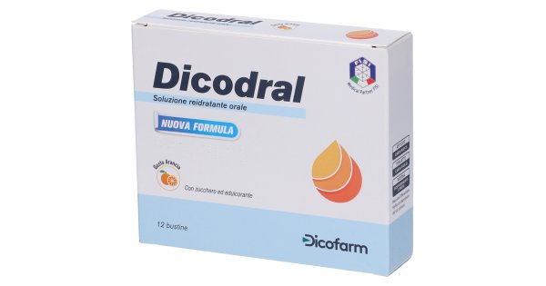 Dicofarm, Dicodral Soluzione Reidratante Orale, 12 Bustine