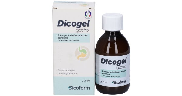 Dicogel, Gastro Sciroppo Antireflusso Pediatrico, 200 ml