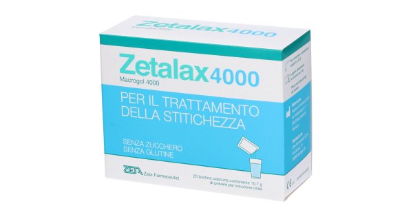 Zeta Farmaceutici, Zetalax 4000, 20 Bustine