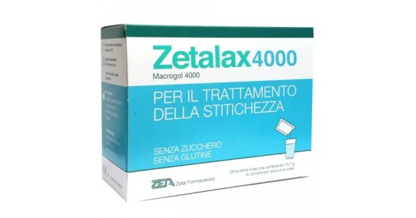 Zetalax 4000 20 Bustine - Integratore per il Trattamento della Stitichezza