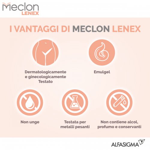Meclon - Lenex Emulgel 50ml - Trattamento per l'Irritazione Cutanea