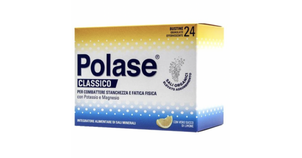Polase Classico - Integratore Energetico, 24 Bustine Gusto Limone