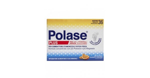 Polase Plus Integratore per la Stanchezza, 36 Bustine - Magnesio e Potassio