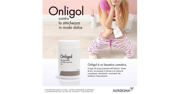 Onligol - Integratore Lassativo, Polvere da 400g per Regolarità Intestinale