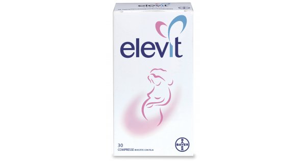 Elevit 30 Compresse Rivestite - Multivitaminico per Gravidanza e ...
