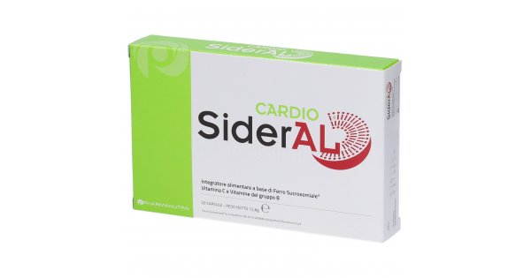 CardioSideral, Pharmanutra, Integratore Alimentare, 20 Capsule, Ferro ...