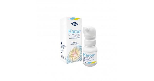 Karos Spray Orale 0,3% 20ml - Soluzione Antisettica per Gola e Bocca