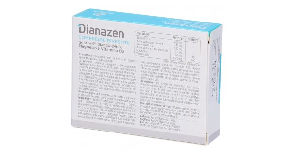 Pharma Line Dianazen 30 Compresse - Integratore Rilassante con Sensoril, Biancospino, Magnesio e ...