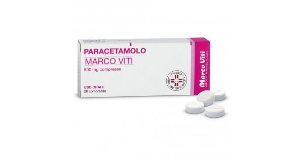 Paracetamolo 20 Compresse 500mg - Analgesico ed Antipiretico | Contro ...