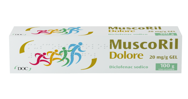 DOC Muscoril Dolore 20 mg/g Gel Antinfiammatorio Locale, 100 g