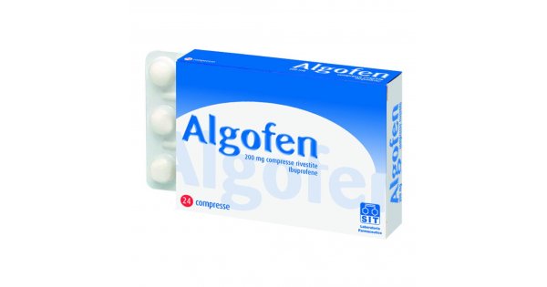 Algofen 24 Compresse Rivestite 200mg - Antinfiammatorio, Analgesico ...