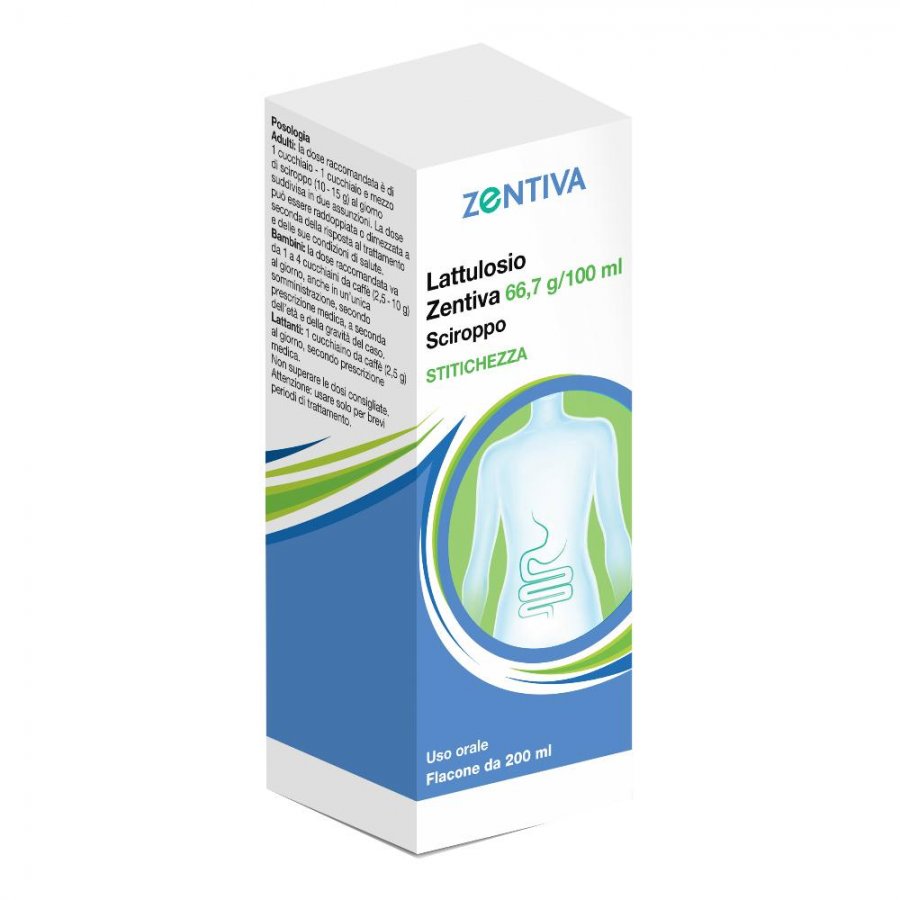 Lattulosio Zentiva Sciroppo 200ml 66 7g 100ml Flacone