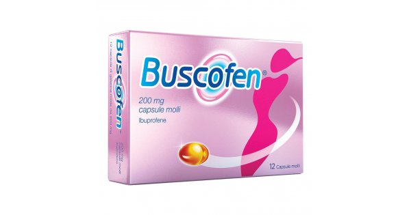 Buscofen 12 Capsule Molli da 200 mg - Analgesico per il Dolore