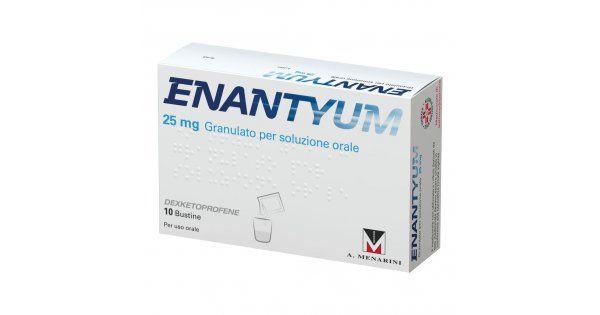 Enantyum 25mg A.Menarini 10 Bustine - Granulato per Soluzione Orale