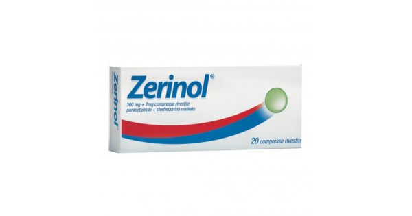 Zerinol 20 Compresse Rivestite 300mg+2mg - Analgesici ed Antipiretici