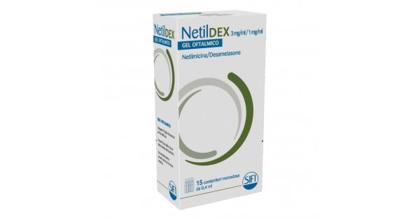 Netildex Gel Oftalmico 15 Flaconi da 0,4ml - Corticosteroidi e Antinfettivi