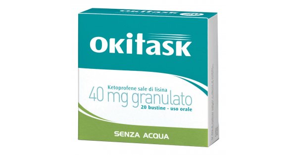 Okitask 20 Bustine Uso Orale Senza Acqua - Antiinfiammatorio ed ...