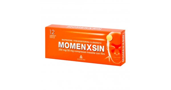 Momenxsin 200 mg/30 mg,12 Compresse