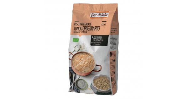 FIOR DI LOTO Riso Integrale Tondo 1kg