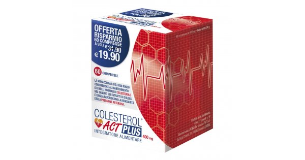Colesterol Act Plus - 60 compresse