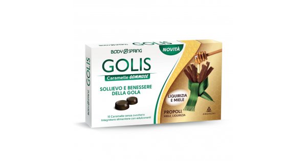 Angelini Body Spring Golis Caramelle Gommose Liquirizia e Miele 100g ...