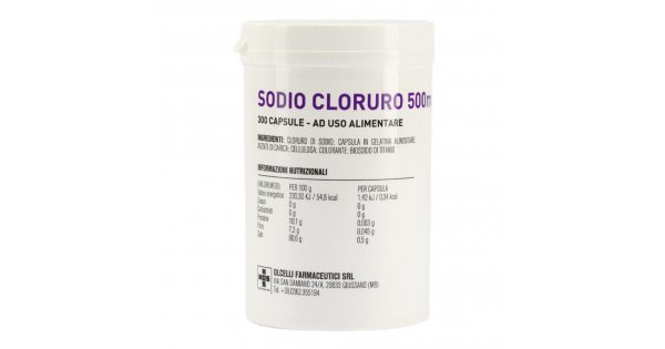 SODIO Cloruro 300Cps 500mg